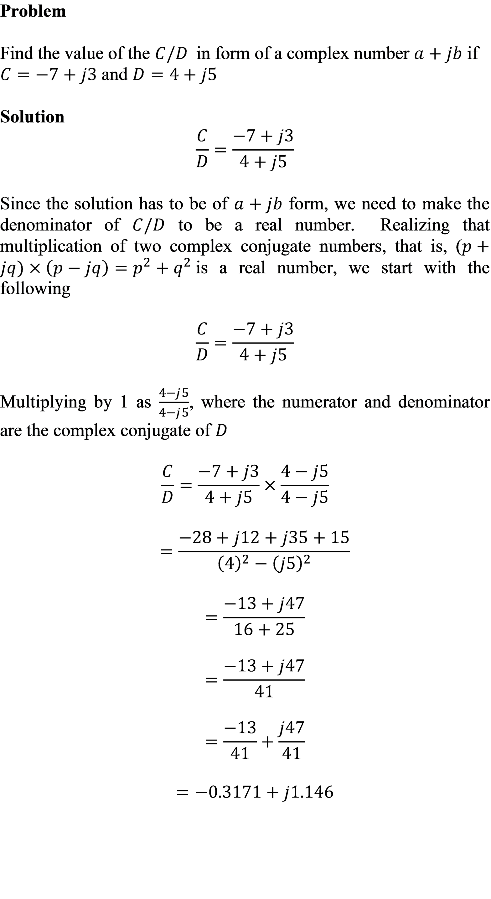 An FE Exam Math Problem in Complex Algebra – Numerical Methods Guy