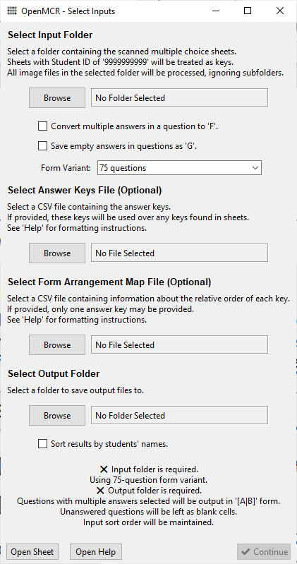 A multiple-choice question response reader – Numerical Methods Guy